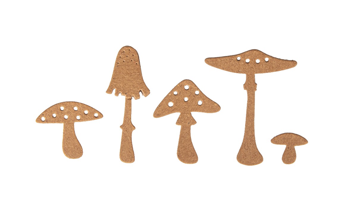 Gabarit d'estampe « Champignons » | Loisirs créatifs VBS Hobby Service